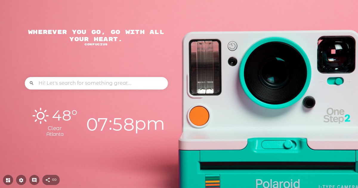 simple aesthetic - New Tab Theme Market