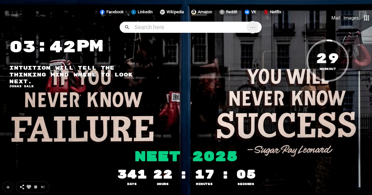 Neet 2025 - New Tab Theme Market