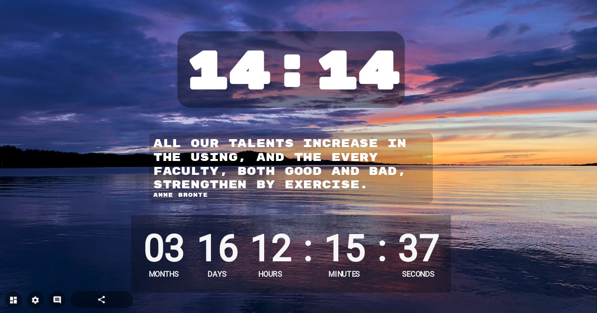 Countdown - New Tab Theme Market